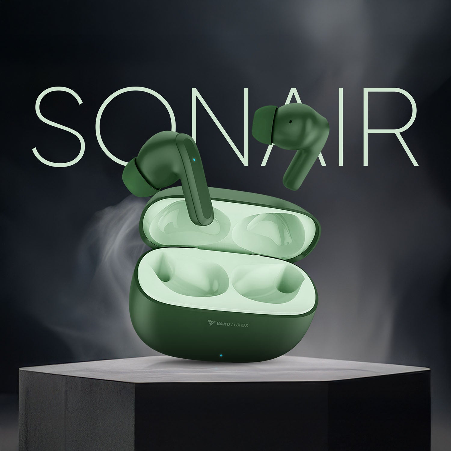 Vaku Luxos ® SONAIR True Wireless Earbuds with Smart Touch Controls