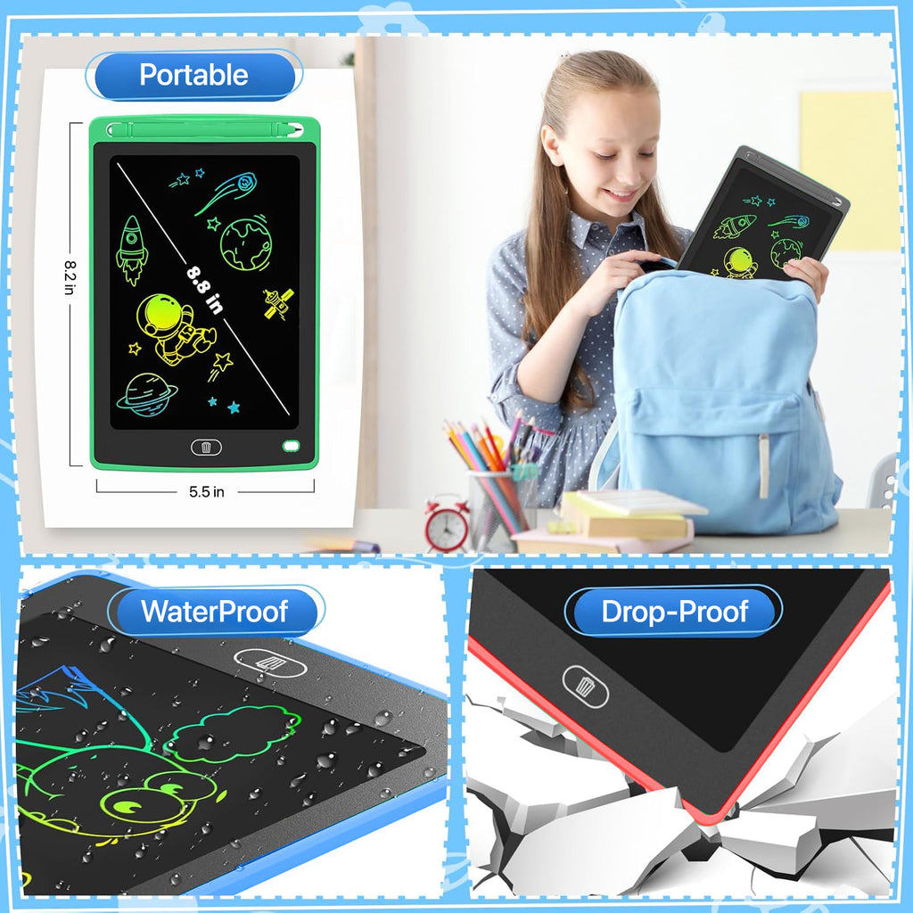 Vaku ® 8.5 Inch Rewritable LCD Writing Tablet Digital Slate Pad – Vaku ...