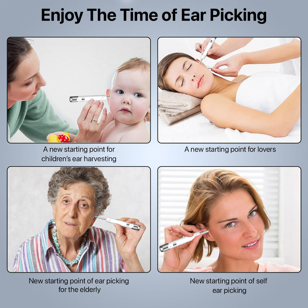 DR VAKU ® ENTSIGHT Pro Digital Otoscope Smart Ear Cleaner Inspection K ...