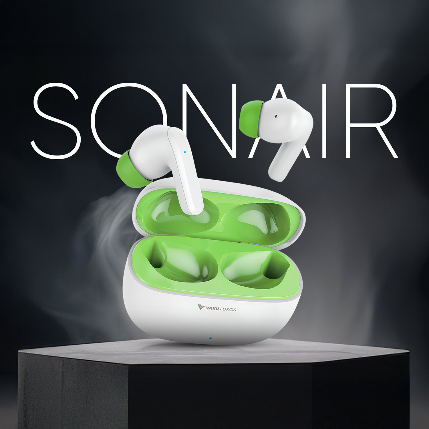 Vaku Luxos ® SONAIR True Wireless Earbuds with Smart Touch Controls
