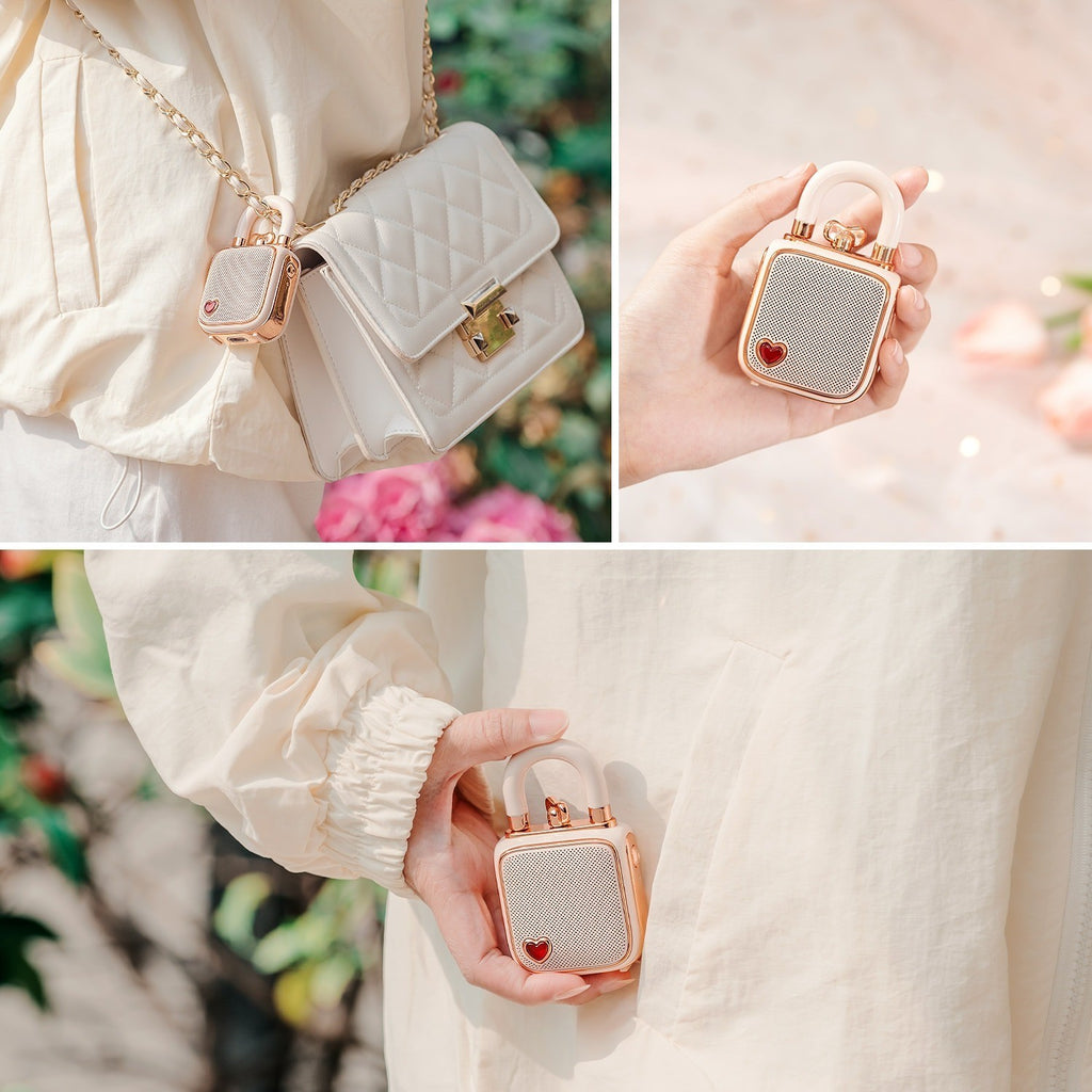 Divoom ® Love-Lock Bluetooth Speaker, Small Portable Music Box, Wirele ...