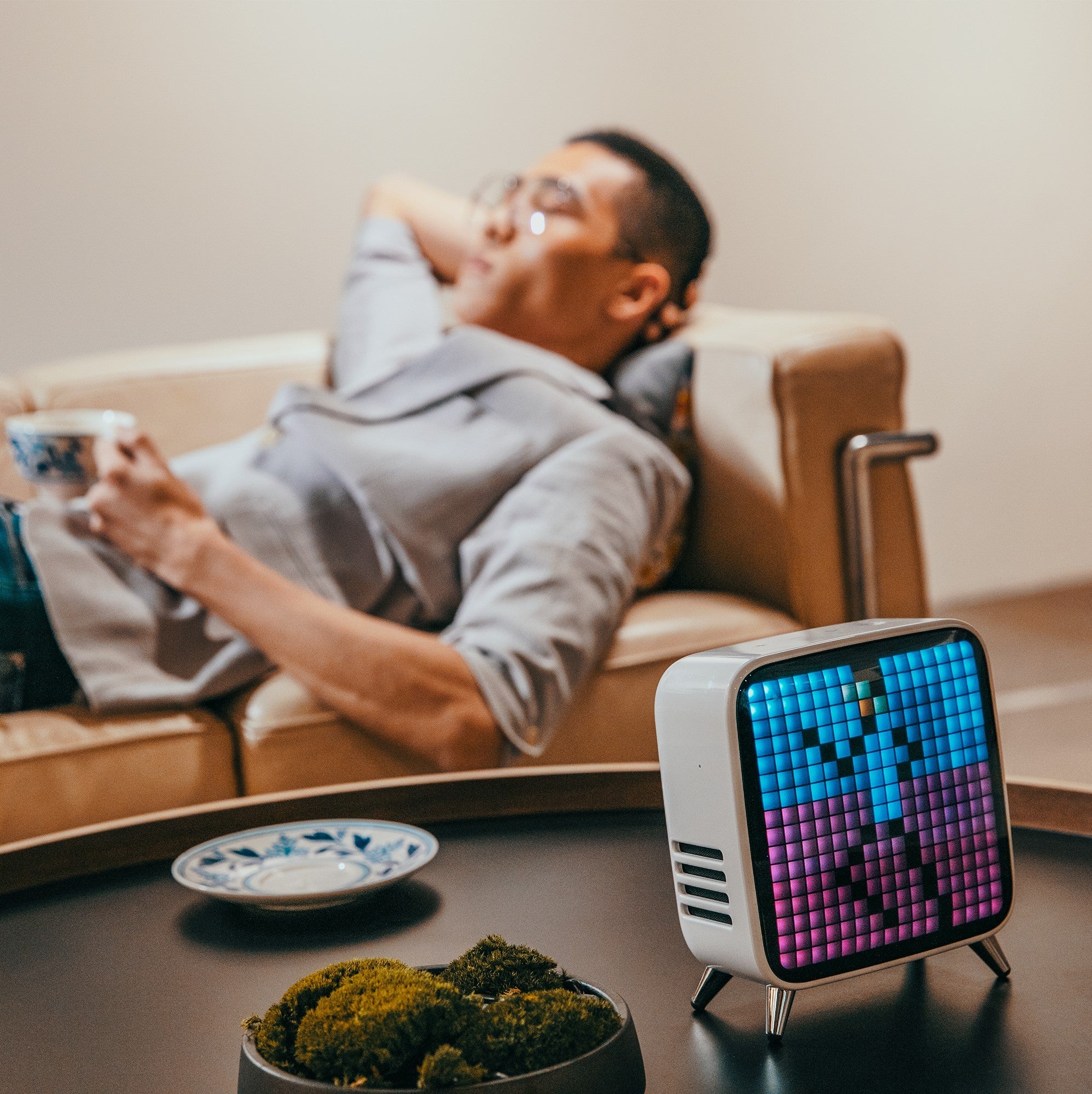 Divoom ® Tivoo Max Smart Pixel Art Bluetooth Speaker with DSP Bass Boo – Vaku Luxos