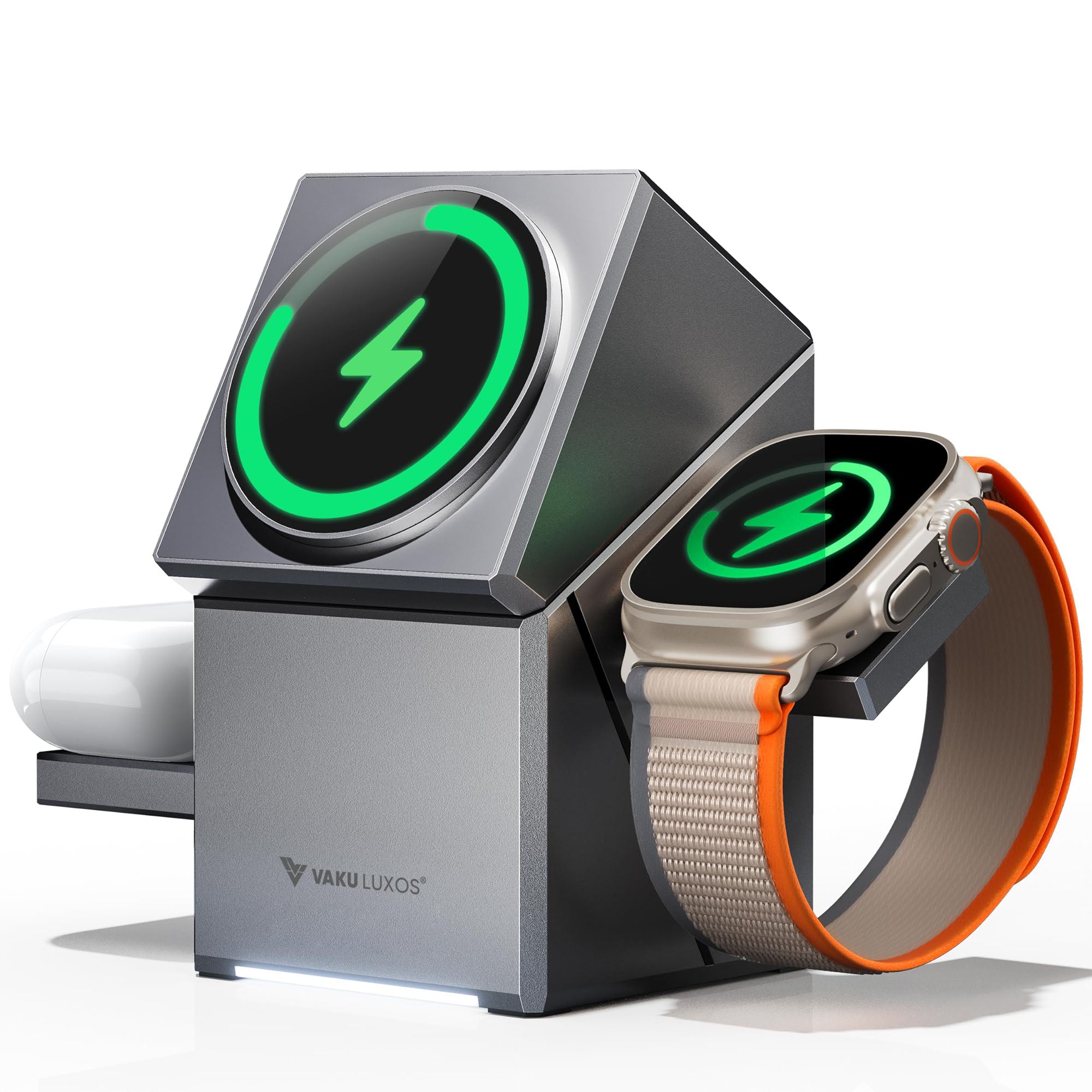 Vaku Luxos ® 3-in-1 Gyro Charge 23W Magnetic Wireless MagSafe Charger